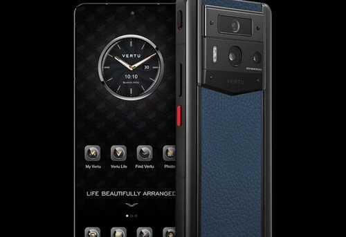 Metavertu 2 calfskin blue