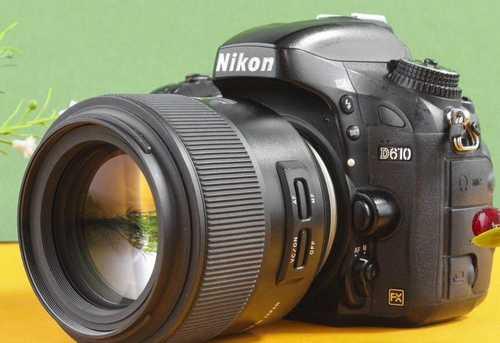 Фотоаппарат Nikon D610 kit Tamron 85mm f1.8 VC