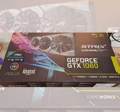 Видеокарта gtx 1060 6gb asus