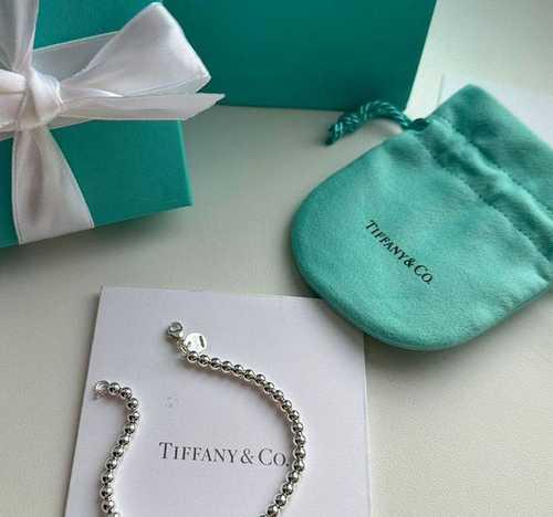 Серебряный браслет tiffany новый оригинал