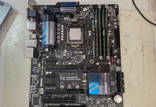 Комплект i7 4770K + GA-Z87X-D3H + 16гб