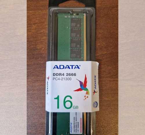 Оперативная память adata DDR4 16gb 2666