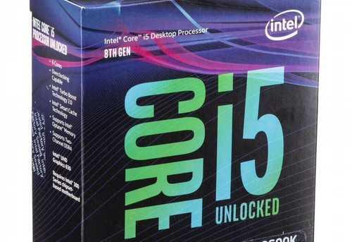 Процессор intel Core i5 8600K, LGA 1151v2, BOX