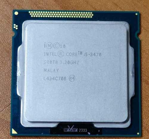 Процессор intel Core i5 3470 s.1155