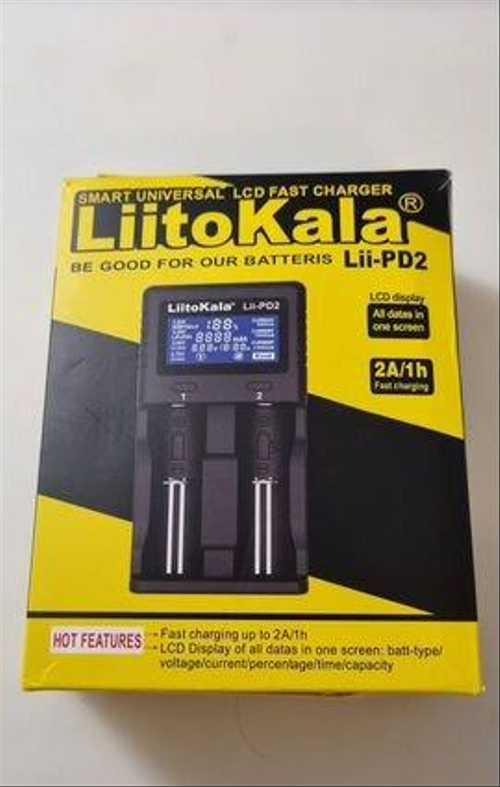 LiitoKala Lii-PD2 Зарядное устройство 18650 и др