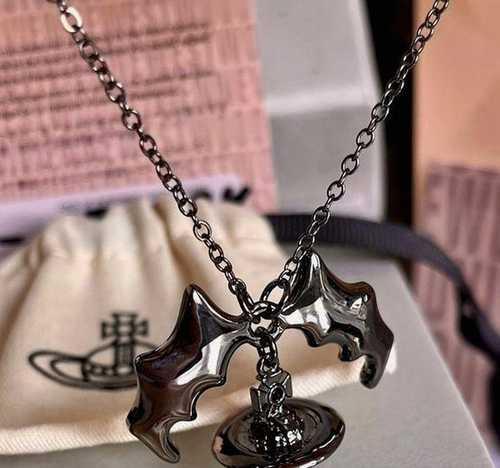 Кулон с цепочкой Vivienne Westwood Bat Necklace