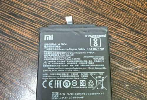 Аккумулятор Xiaomi Redmi 5A Bn34 оригинал