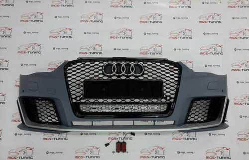 Бампер В стиле RS Hatchback Audi A3 8V 13-16