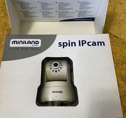 Видеоняня miniland spin IP CAM, новая