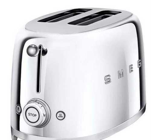 Тостер Smeg TSF01sseu, хром