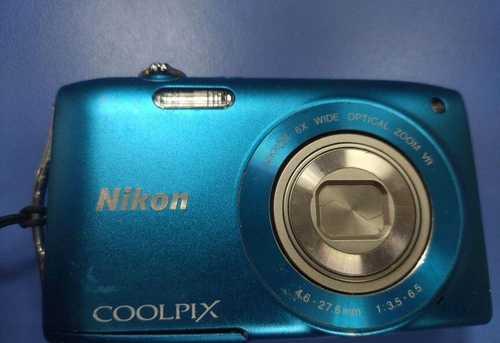 Компактный фотоаппарат nikon coolpix s3300