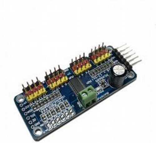 16-канальный 12-BIT PWM/servo модуль с I2C интерфе