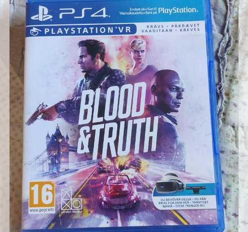 Игра Blood & Truth VR PS4