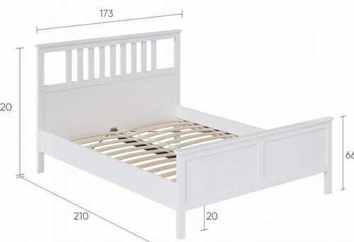Кровать двухспальная Икеа hemnes, 160х200см, белая