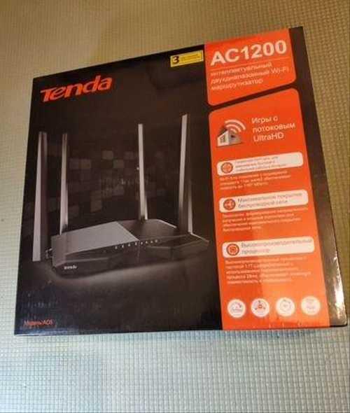 WiFi роутер Tenda AC6 AC1200 2,4/5