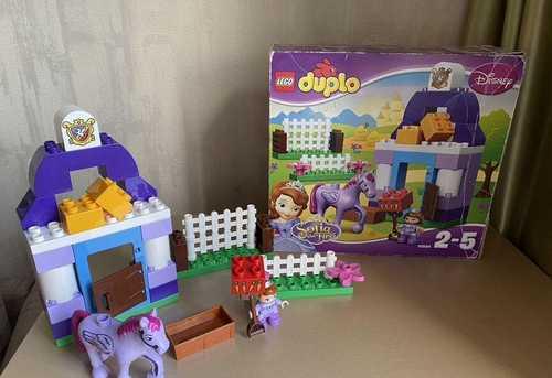 Lego duplo София Прекрасная Королевская конюшня