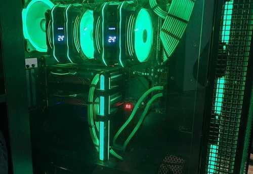 Кастомный игровой корпус на базе thermaltake Core