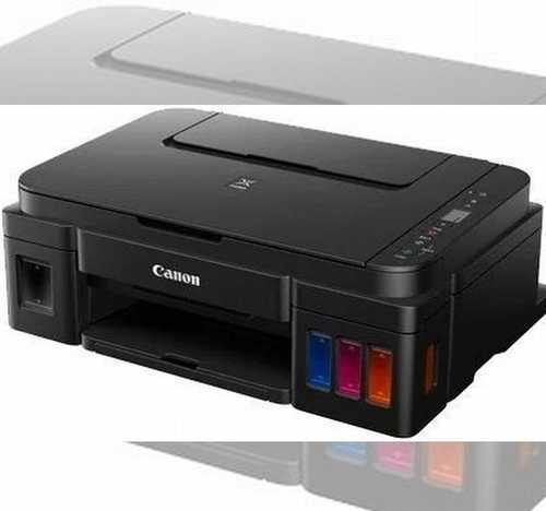 Мфу струйный Canon Pixma G2410 цветная печать, A4, с снпч, цвет черный 2313c009