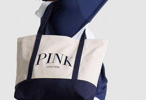 Сумка-шоппер с лого от Victoria’s Secret pink