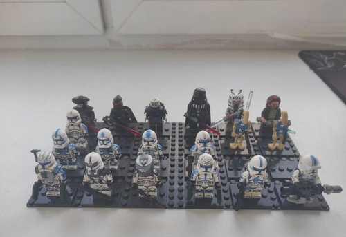 Lego star wars минифигурки кастомы и аналог