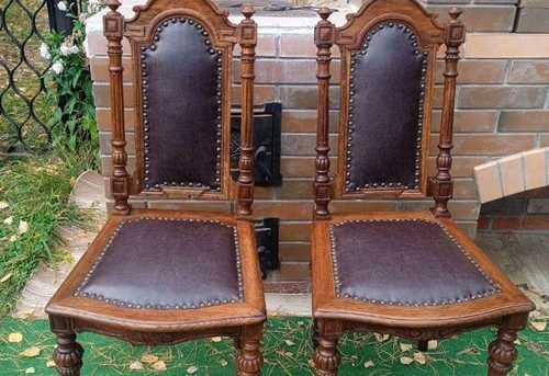 Антикварные стулья 19 век после реставрации