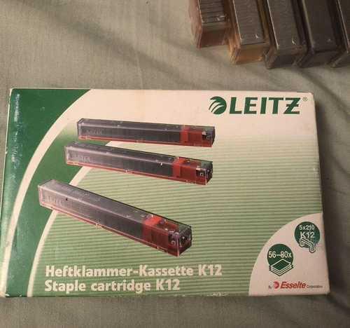 Скобы для степлера leitz