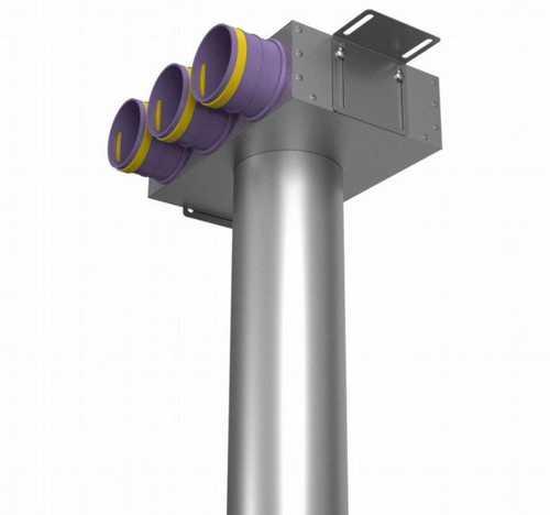 Provent vpsl 125/75x3 пленум потолочный