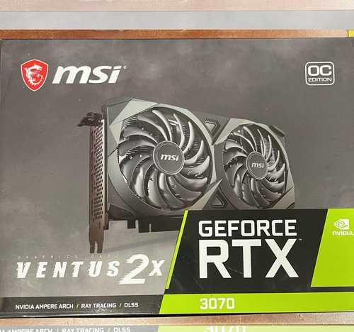 Видеокарта MSI RTX 3070 8Gb Ventus 2X OC