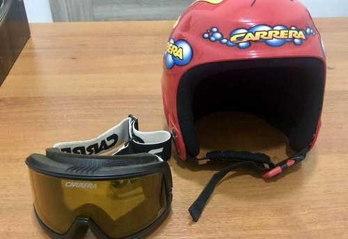 Шлем SKI helmet EXI EVO, размер 56-s + очки