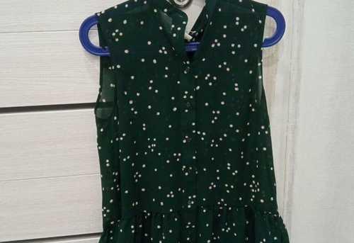 Блузка hm зелёная, 44 размер, S