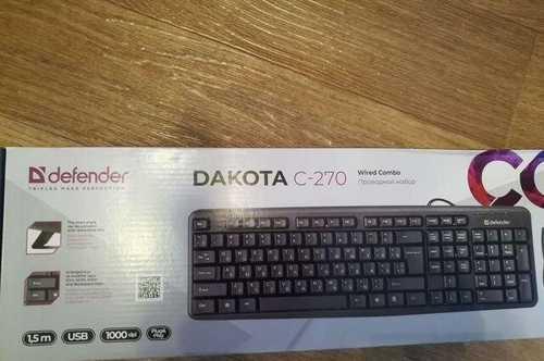 Клавиатура новая Defender Dakota C-270, USB 2.0, п