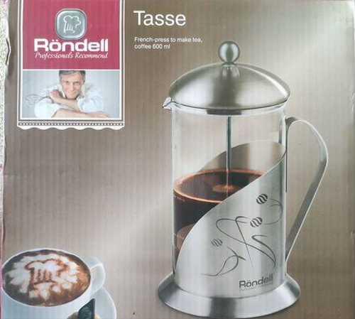 Новый френч-пресс Tasse (Rondell)