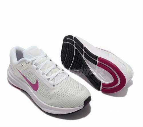 Кроссовки Nike Air Zoom Structure 24 бел-красн