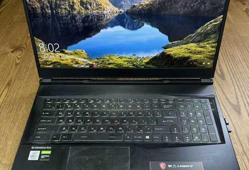 Игровой ноутбук 17.3" MSI GL75 Leopard 10SDK-250RU, 512 ГБ, Core i7-10750H, RAM 16 ГБ, GeForce GTX 1660 Ti 6 ГБ