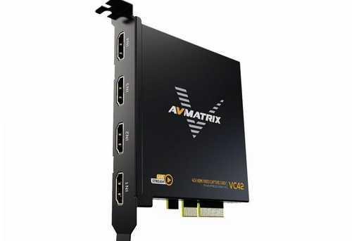 Плата видеозахвата avmatrix VC42 4CH hdmi pcie