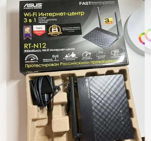 Wifi роутер asus RT-N12