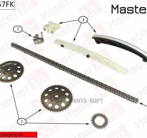 Masterkit 77B0057FK Комплект цепи грм opel astra/c