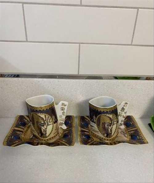Чайные пары с блюдцами Египет
