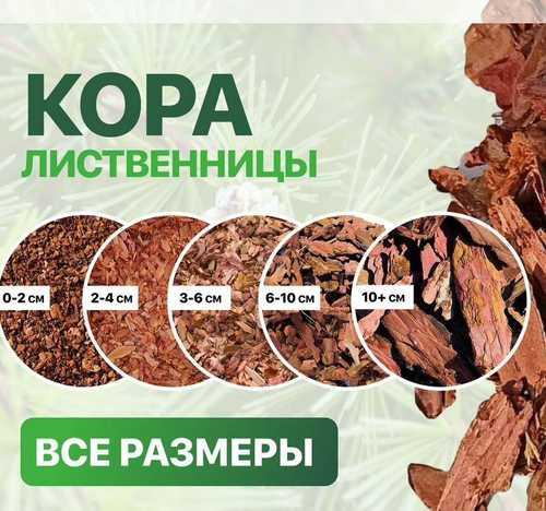 Кора сосны и лиственницы с доставкой