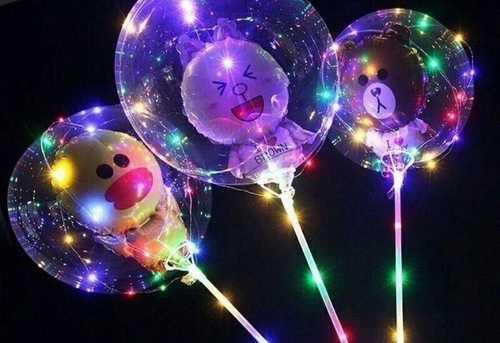 Светящиеся шары бобо bobo игрушки вертолетики 40