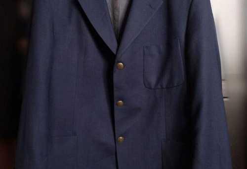 Пиджак мужской итальянский синий