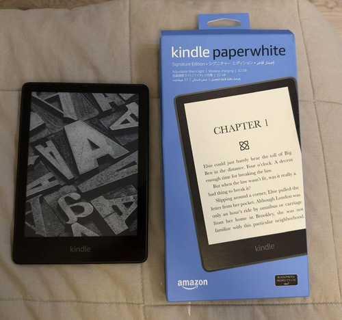 Kindle paperwhite signature edition