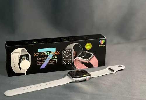 Часы розовые X7 PRO MAX