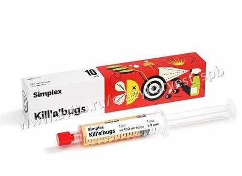 Simplex Kill'a'bugs 10 мл Средство от насекомых и