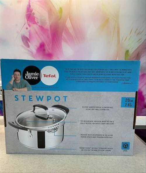 Кастрюля Tefal Jamie Oliver