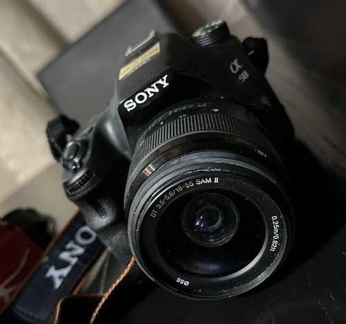 Зеркальный фотоаппарат Sony Alpha SLT-A58