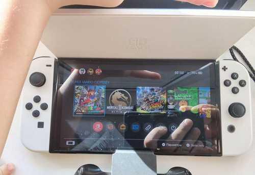 Игровая приставка Nintendo switch oled с играми