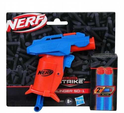 Игрушка мини бластер Nerf Alpha strike