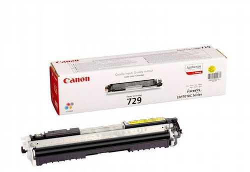Лазерный картридж Canon 729 Желтый 118164