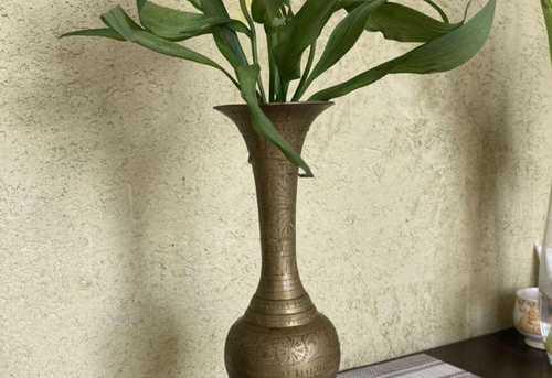 Индийская ваза латунь винтаж